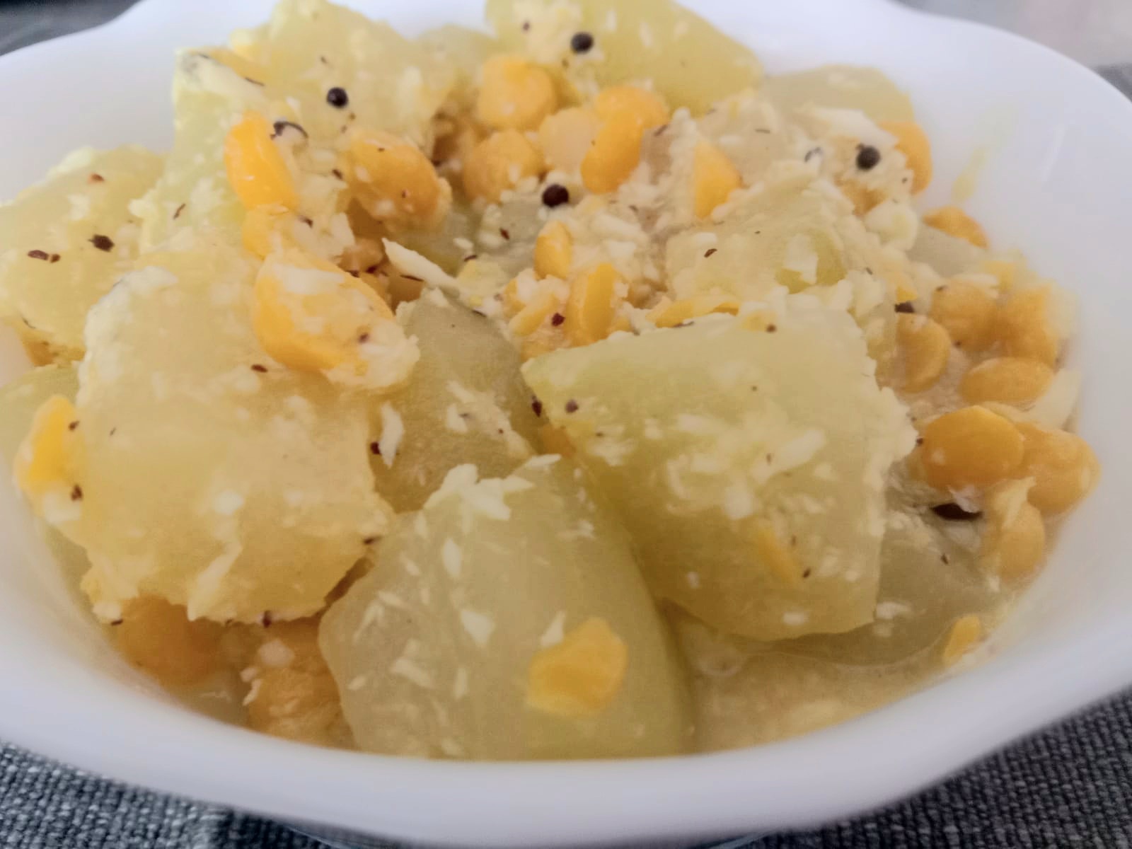 Chow Chow And Elavan Kootu (Chayote Squash And Ash Gourd Stew ...