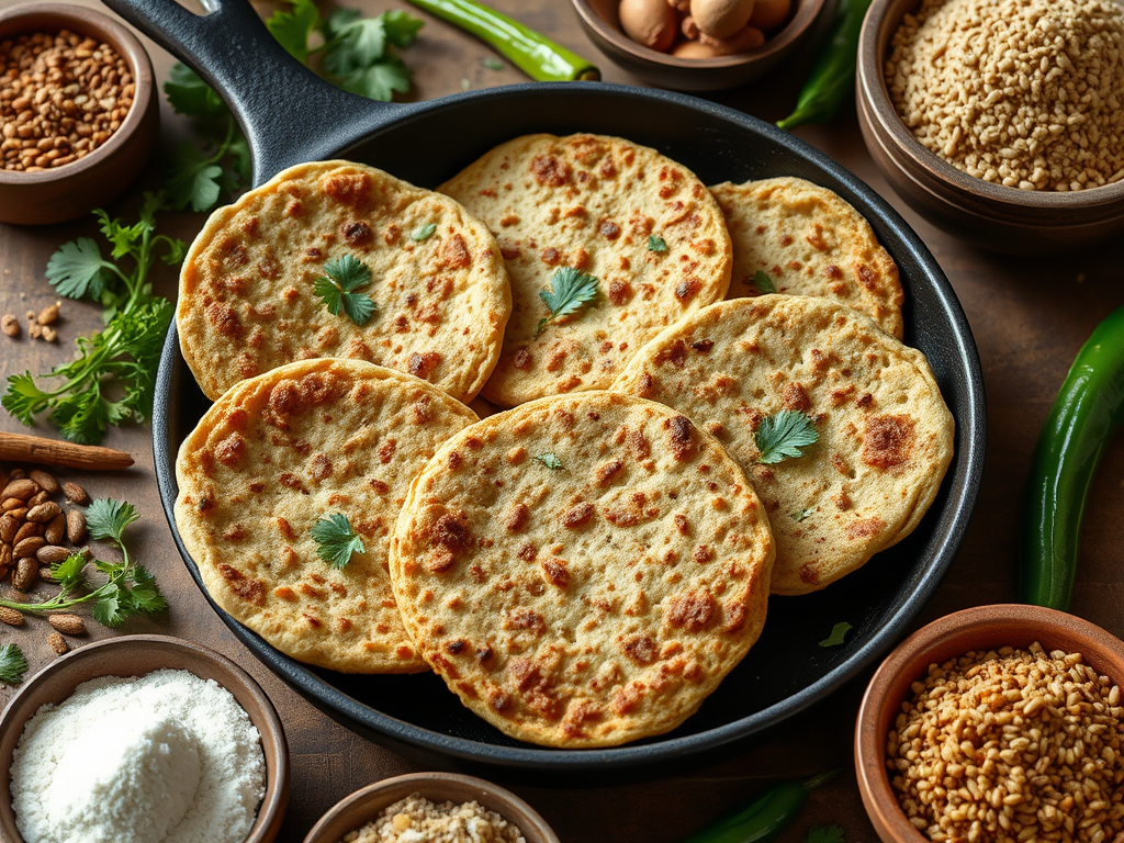 Authentic WFPB Thalipeeth: A Healthy Maharashtrian Delight ...